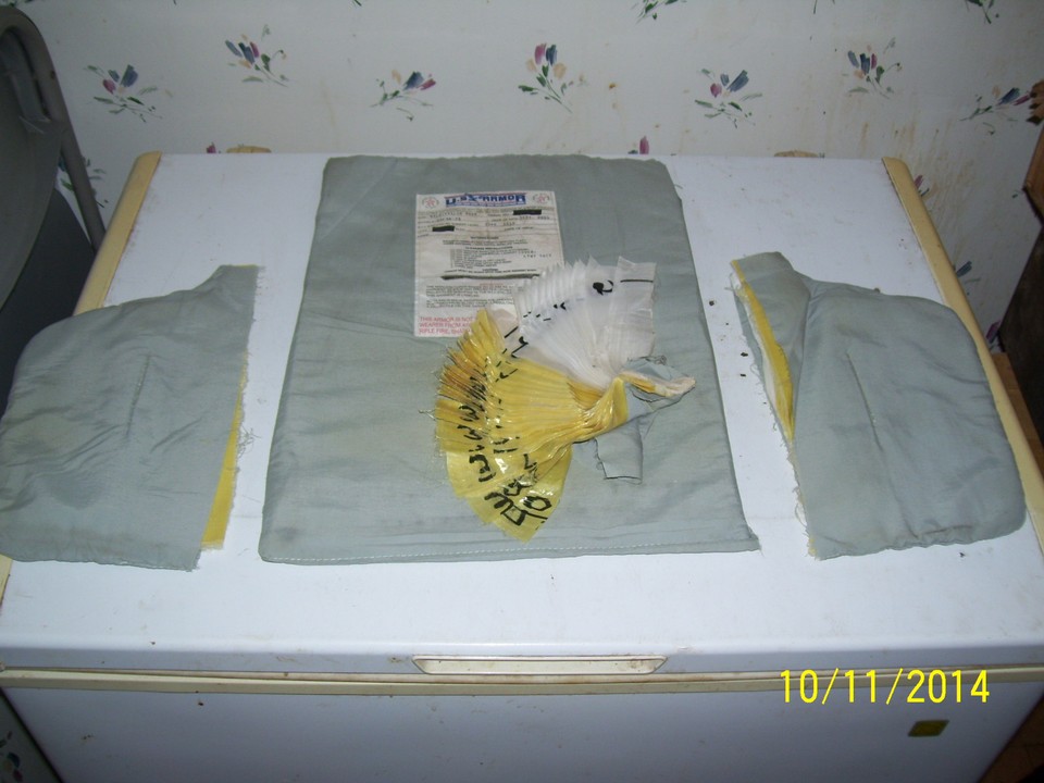 BULLETPROOF BACK PACK INSERTS 2 Trauma Plates Level IIIA 10X12 Body ...