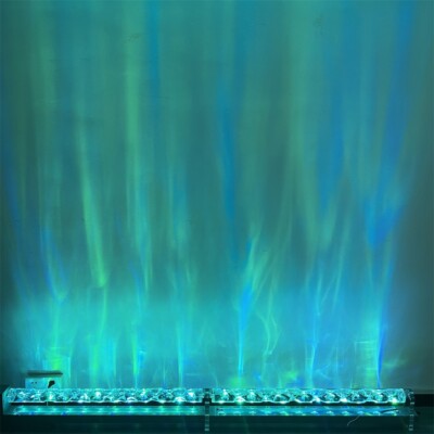 80" RGBW Ocean Wave Wall Lights Background Projector Lamp LED Floor ...