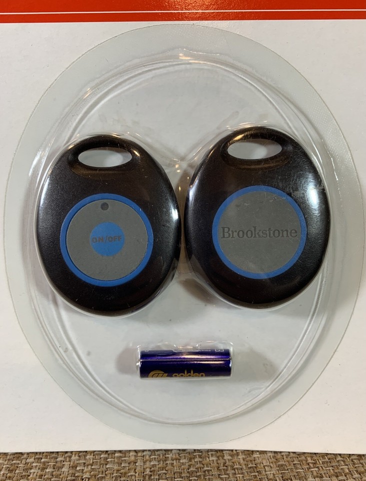 Brookstone Smart Find Key Tracker Locater Keychain Fob Alarm NEW SEALED ...