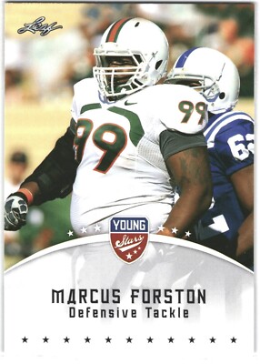 2012 Leaf Young Stars Marcus Forston Rookie Miami Hurricanes #57 | eBay