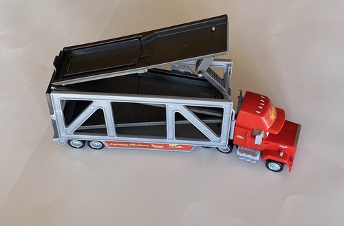Disney Pixar Cars Mack Hauler 95 Lightning McQueen Open Car Trailer ...