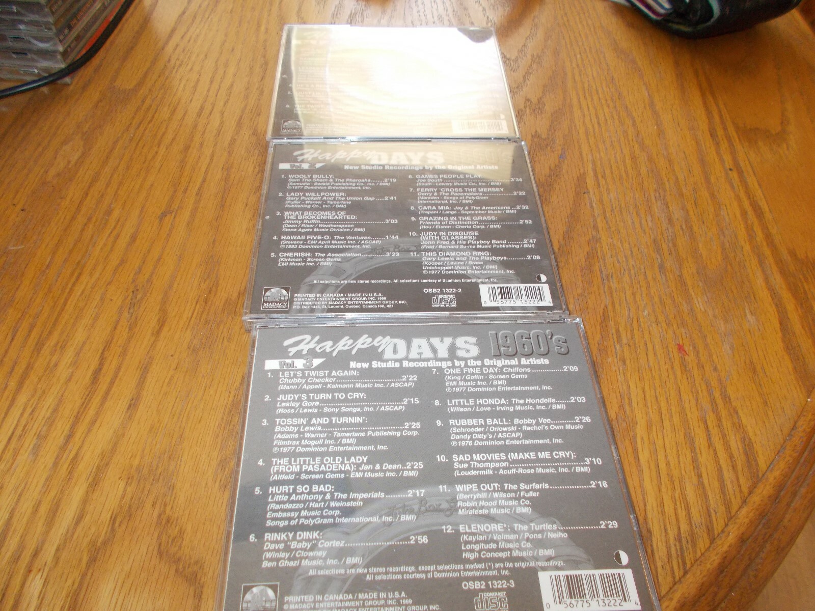 HAPPY DAYS 1960'S - VOL. 1, 2 & 3 CD 56775132224| eBay