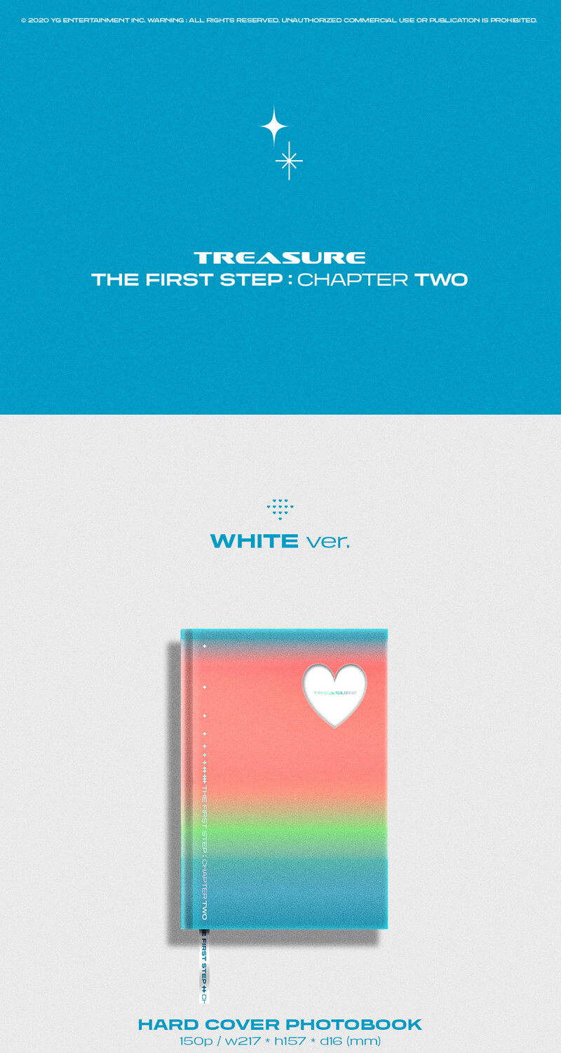 TREASURE [THE FIRST STEP : CHAPTER TWO] 2nd Single Album CD+POSTER+etc ...