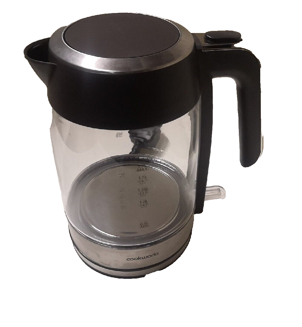 Cookworks Illuminating Kettle - Glass and Stainless Steel | eBay UK