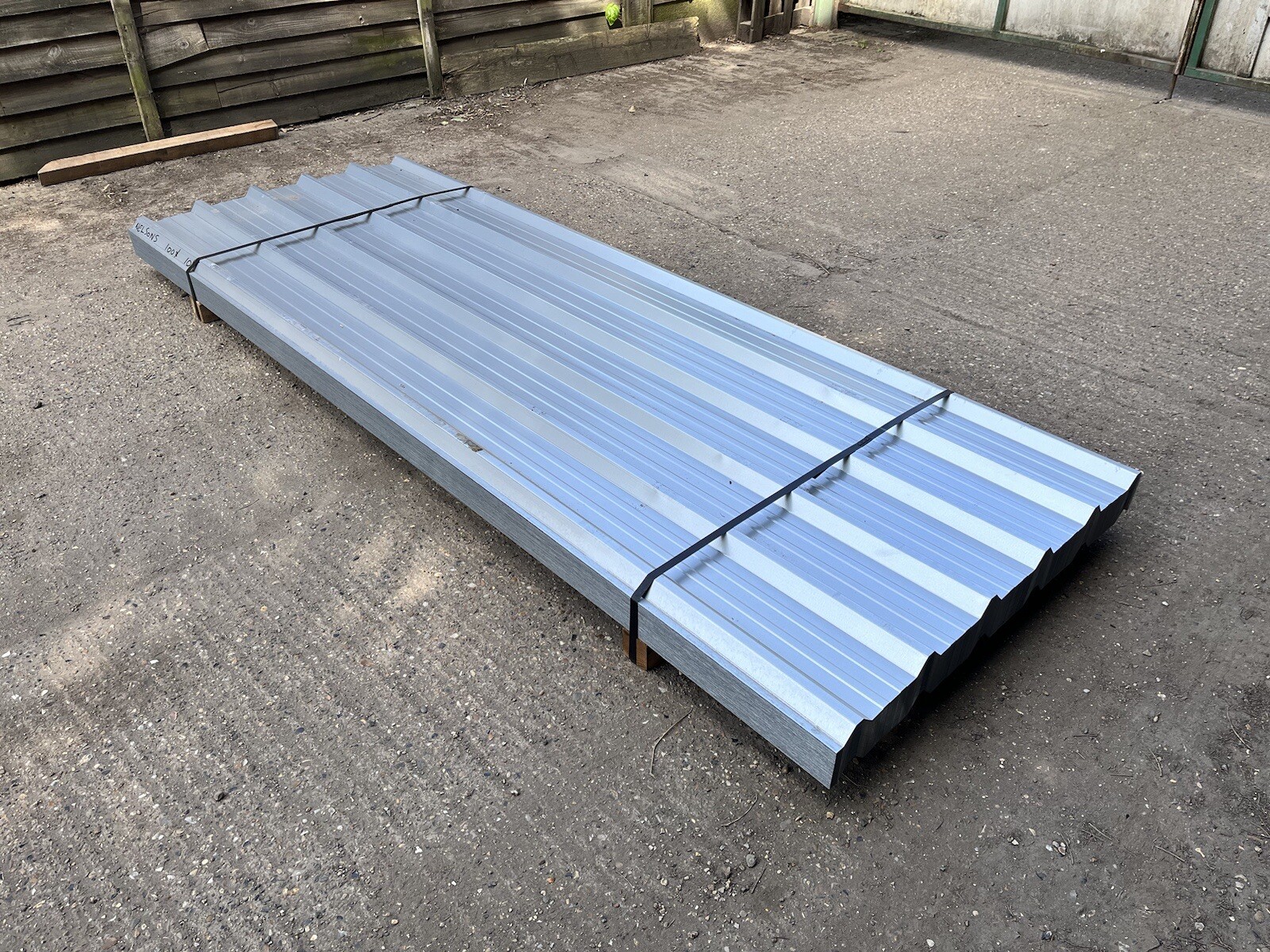 2.4m / 8ft Galvanised box profile roofing sheets - 1000 available | eBay UK
