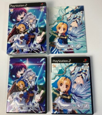PS2 Apocripha/0 Limited Edition Visual Novel Stack NTSC-J Japan Import ...