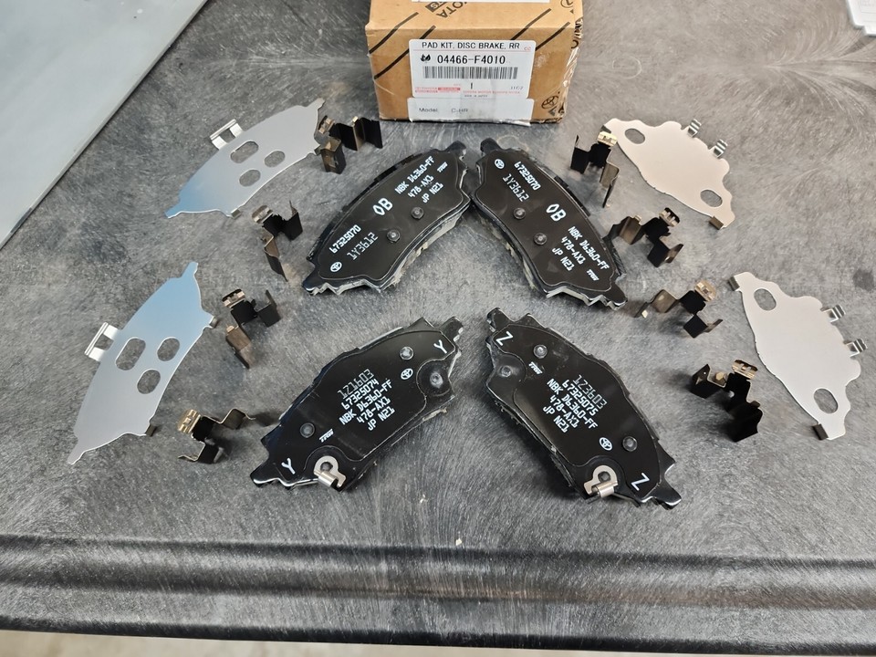 2018-2022 Toyota CHR OEM Rear Disc Brake Pad Set 04466F4010 | Genuine ...