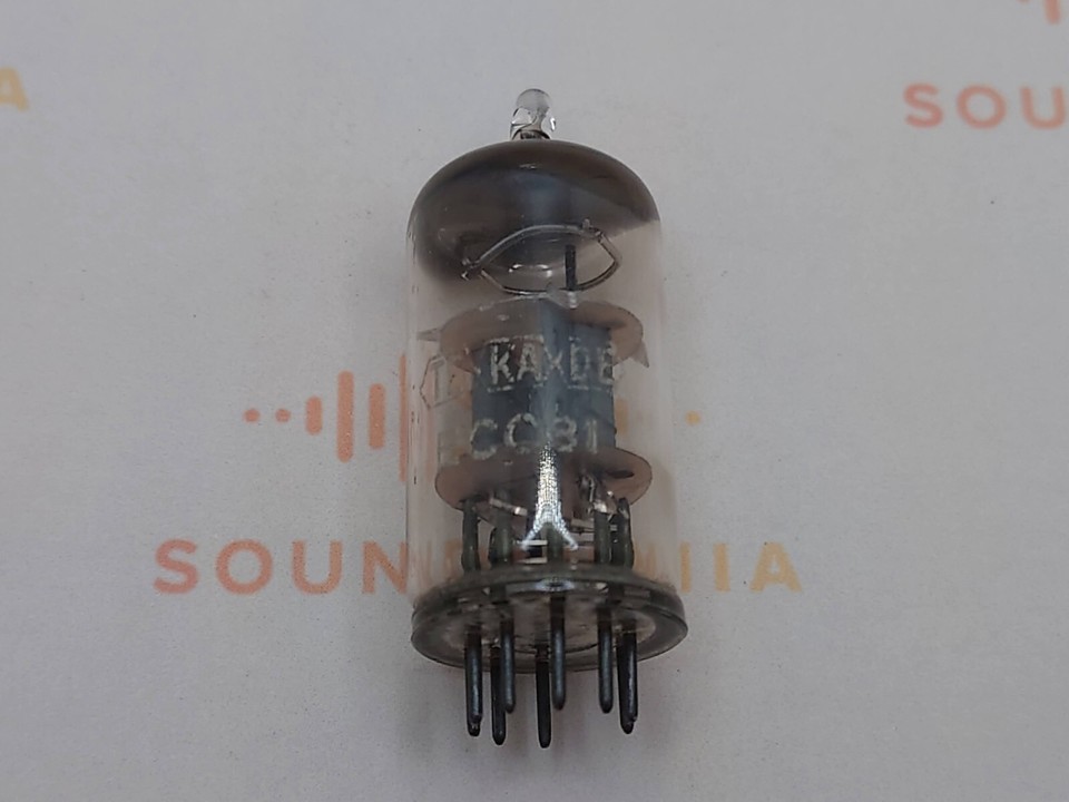 1x Valvo ECC81 12AT7 D-getter Coin Bottom - Hamburg Pre-1955 YKB ...