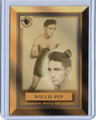 1996 RINGSIDE HALL OF FAME WILLIE PEP CARD #2 | eBay