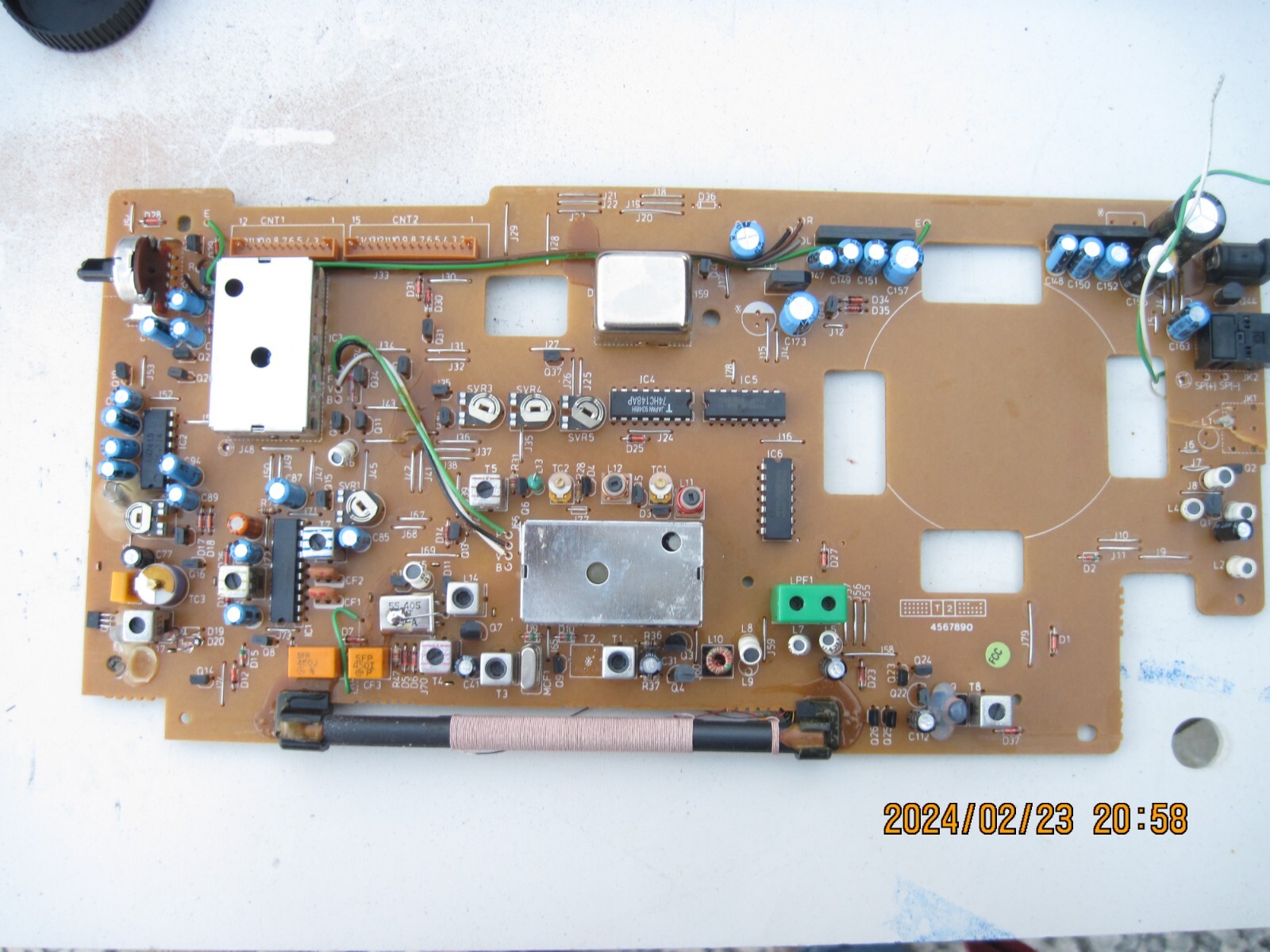 REALISTIC SHORTWAVE RECEIVER DX-390 MAIN RF BOARD FOR PARTS OR ...