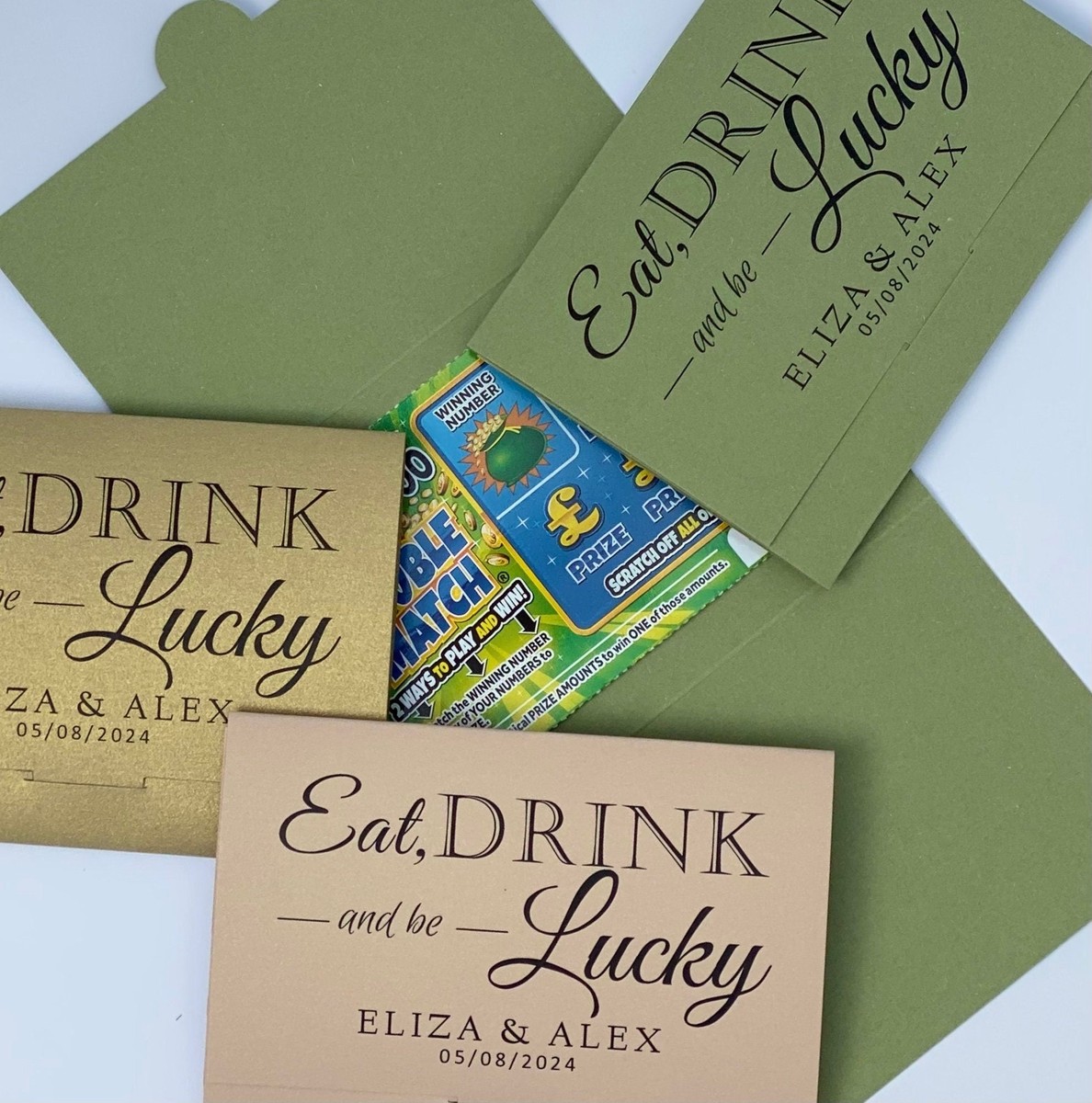 Lottery Ticket Holders Wedding 10 Creative Wedding Favours.