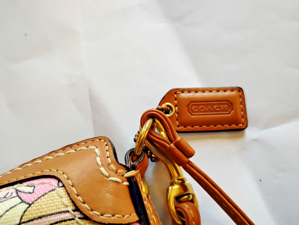 Coach multi color purse great cond we ship 7 days a week | eBay