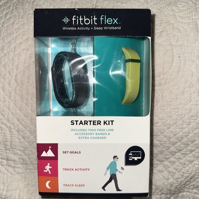 Fitbit Flex Wireless Activity Sleep Tracker Wristband FB401BK With ...