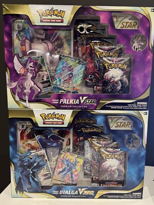 Pokemon Origin Forme Dialga Palkia VSTAR Premium Collection Box - 2 ...