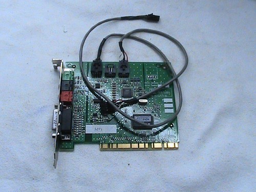 1 USED ENSONIQ AUDIOPCI AUDIO SOUND CARD 9714 WITH CABLES | eBay