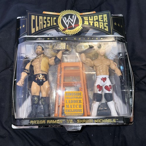 JAKKS PACIFIC WWE CLASSIC SUPERSTARS RAZOR RAMON VS SHAWN MICHAELS ...