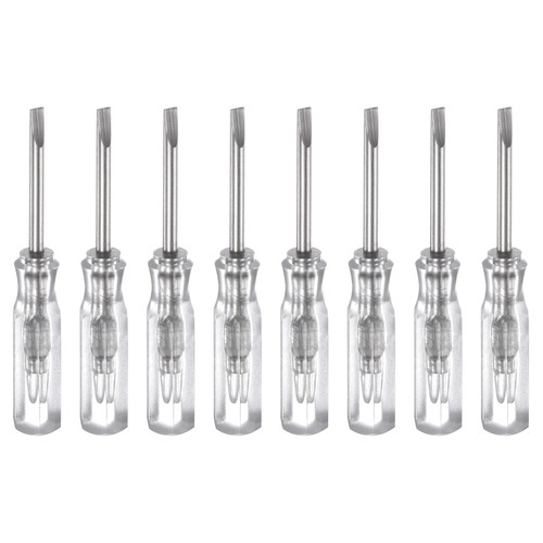 8Pcs SL2.0 Mini Slotted Screwdriver 2mm Magnetic Flat Head 45mm(L ...