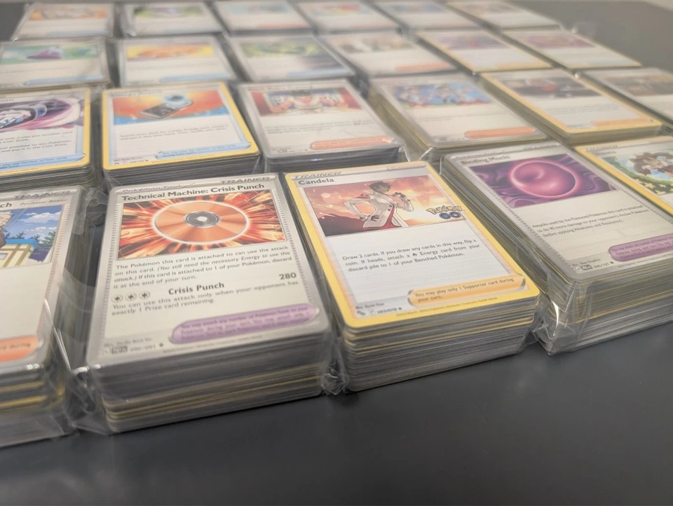 Massive 1000 Pokemon Trainer Cards Lot Bulk Item Supporter C/UC SV SWSH ...
