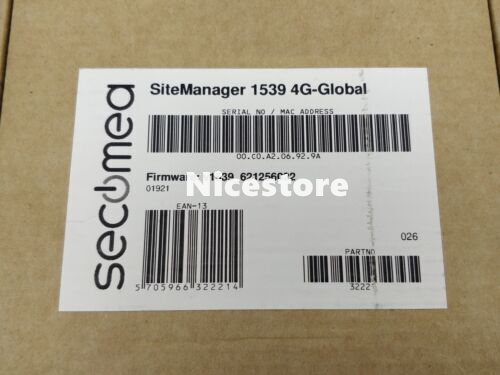 Secomea SiteManager 1539 4G-Global Industrial Network Router New | eBay