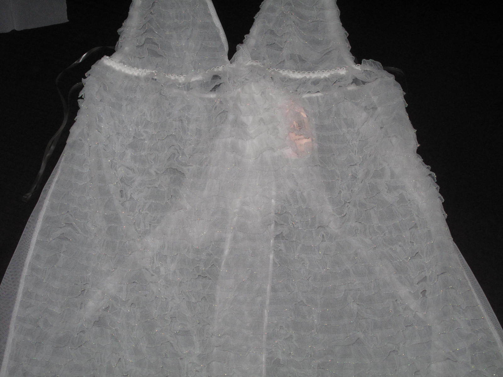 32B 32D 36B or 36C VICTORIA'S SECRET BRIDAL SHIMMER RUFFLE BRA ...