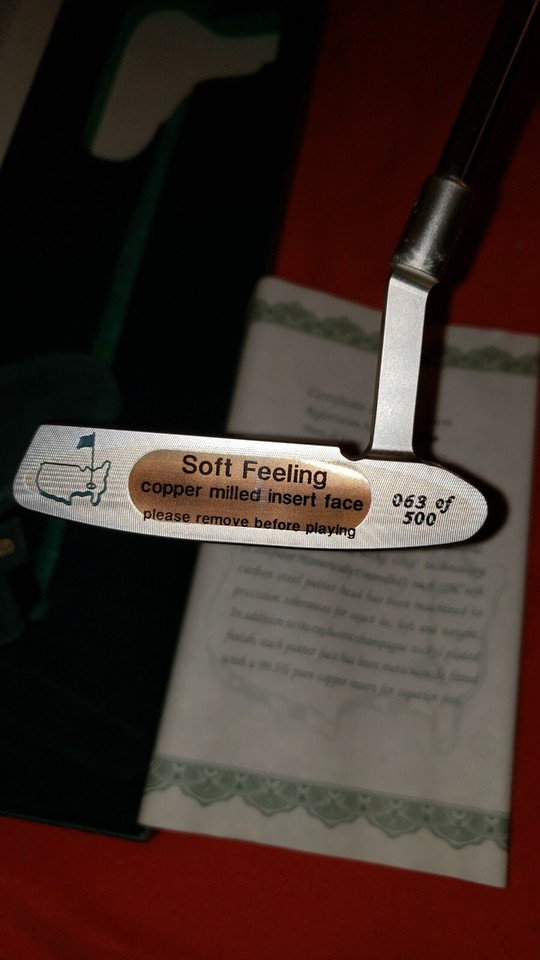 1999 MASTERS PUTTER FROM AUGUSTA NATIONAL (63 OF 500) SUPER RARE ...