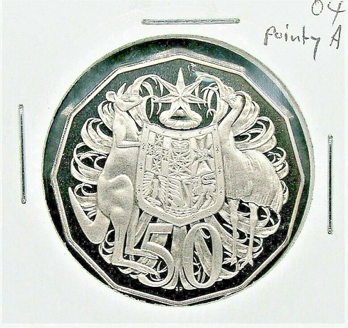 2004 proof 50 cent coin in 2 x 2 coin holder from set. Large head ...