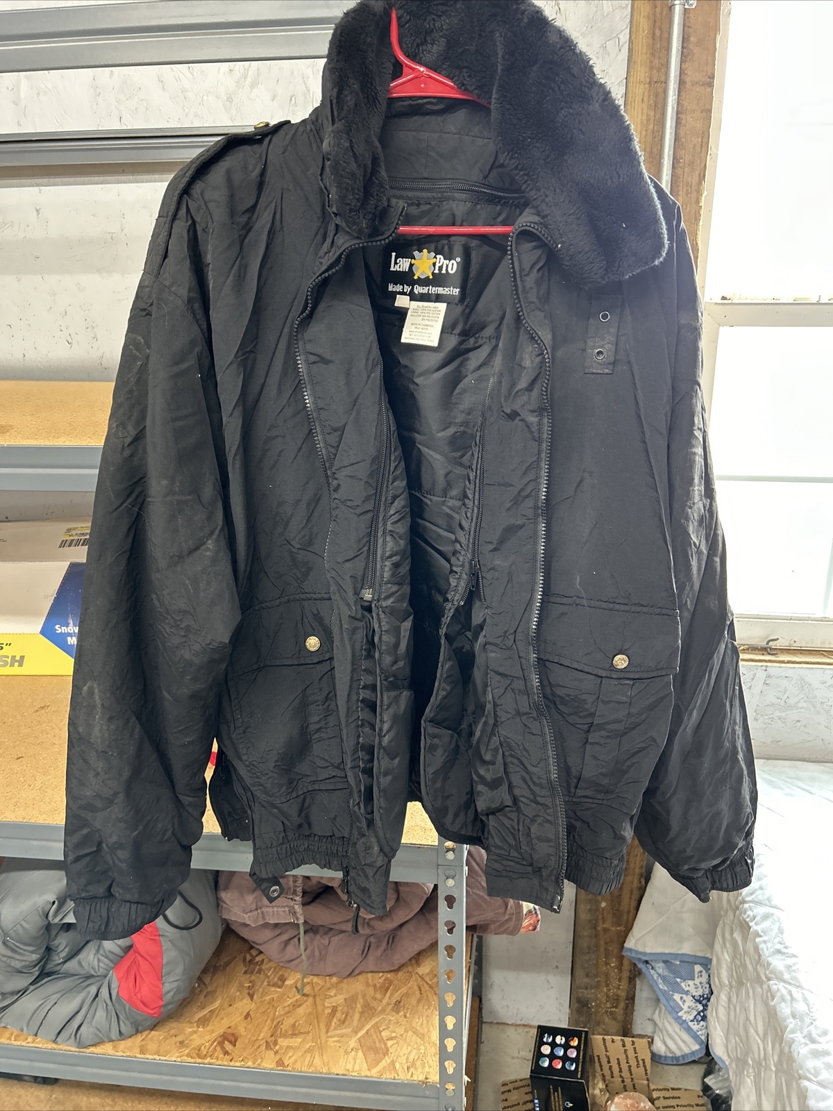 LAWPRO BY QUARTERMASTER DELUXE DUTY COAT POLICE JACKET w/ THINSULATE ...