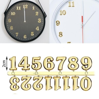 DIY-Clock Numbers Roman Numerals Quartz-Needle Wall Clocks Replacement ...