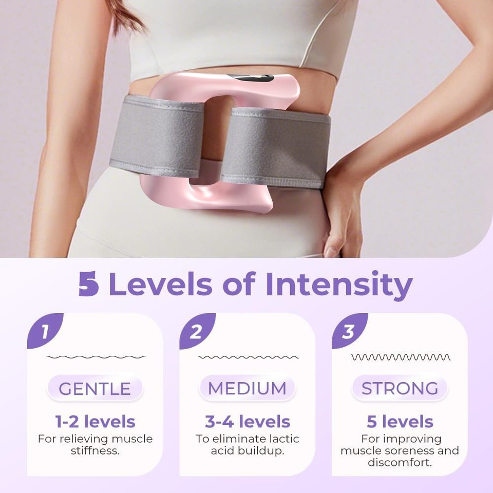 Full-Body Fascia Ring, Fascia Gun Massage Ring w/Belt For Fat Burning ...