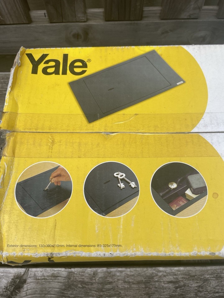 Yale Black Floor Safe Easy Installation And Brand New In Original ...