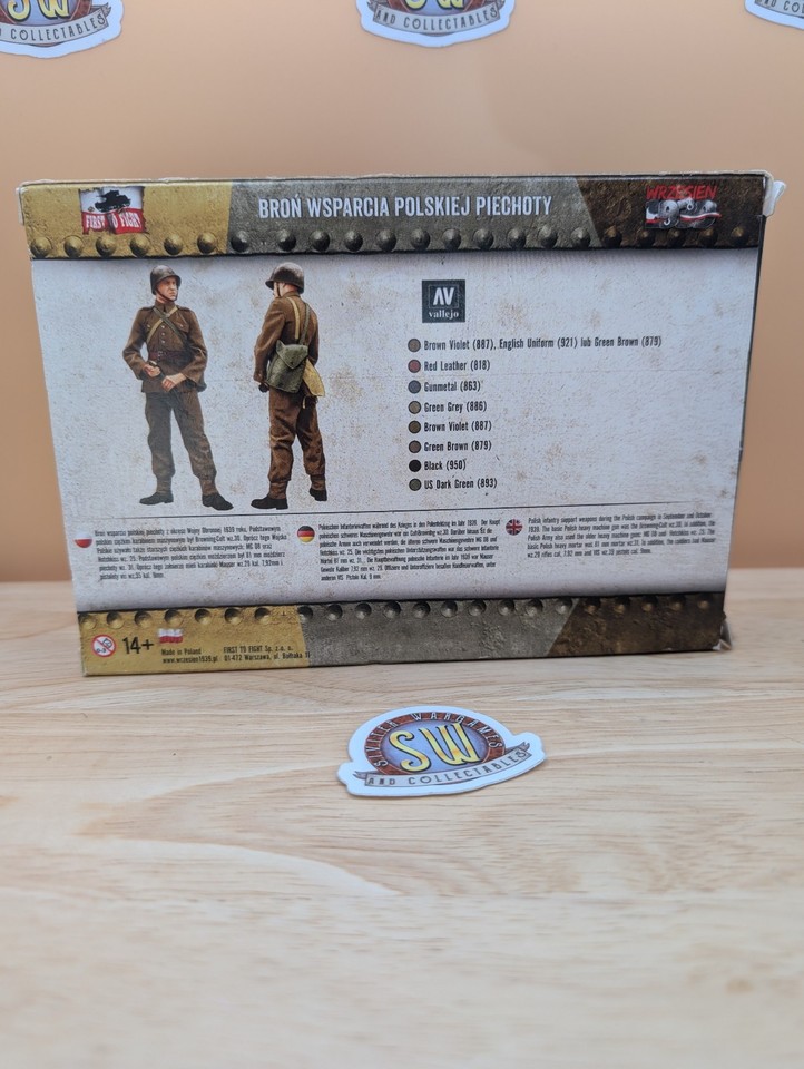 First To Fight Kits 027 1:72 Polish Bron Wsparcia Polskiej 1939 ...