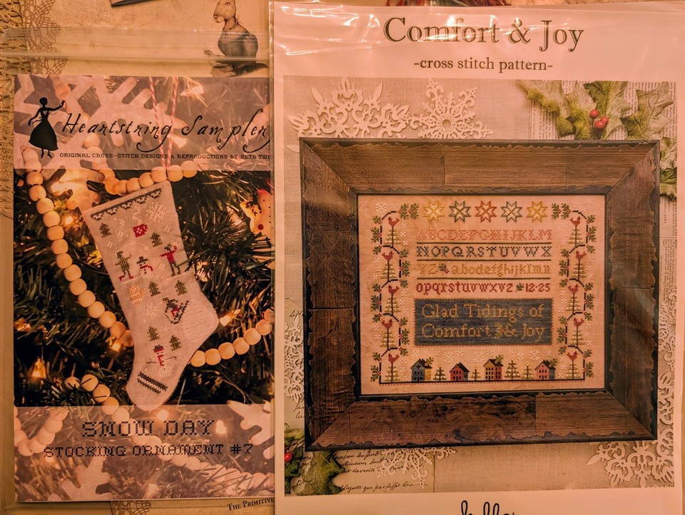 Lot of 20 Items From Kitten Stitcher 2024 Cross Stitch Advent Box + Box | eBay