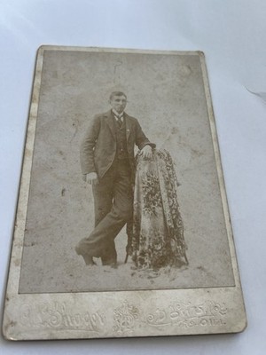 Handsome Man Cabinet Photo Dows Iowa Franklin Wright County | eBay