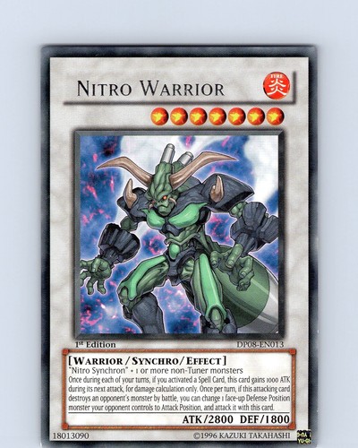 Yu-Gi-Oh TCG Nitro Warrior DP08-EN013 1st Edition Regular Rare Card NM | eBay