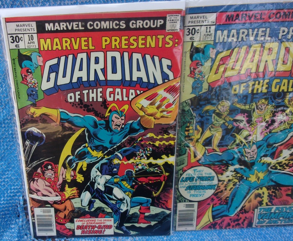 1977 Marvel Presents #10 11 12 Lot Guardians Of The Galaxy Starhawk ...