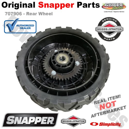 Snapper Rear Wheel for Lawn Mowers fits SP105, 1SP90 / 703433, 705901 ...