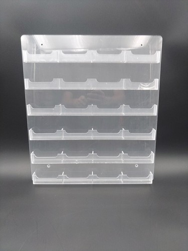 Wall mount Acrylic Business Card Holder 20 Spaces | eBay