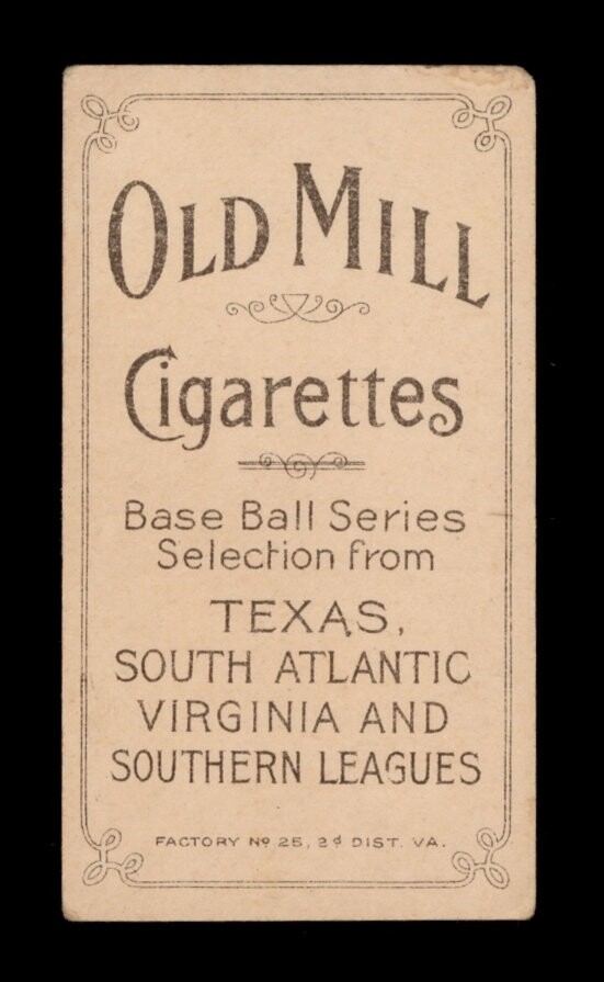 1909-11 T206 Set-Break Al Orth Old Mill LOW GRADE *GMCARDS* | eBay