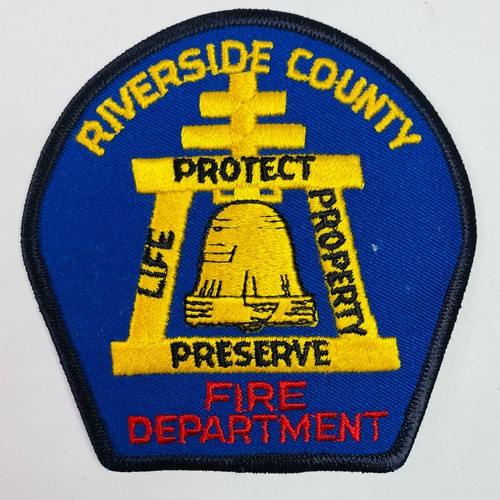 Riverside County Fire California CA Rescue Patch B8D | eBay