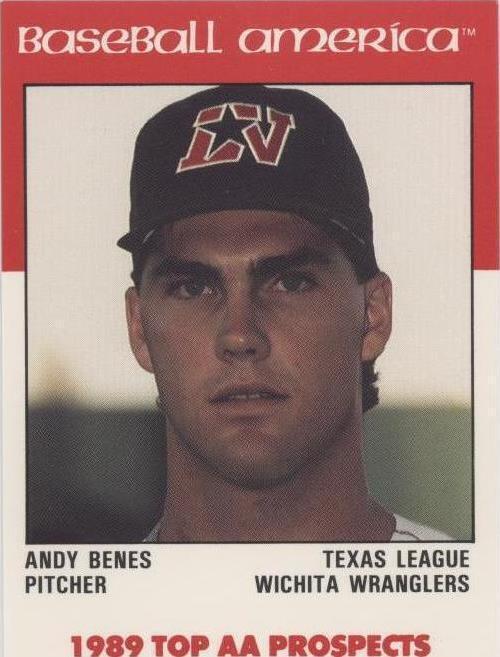 1989 Baseball America Top AA Prospects - Andy Benes #AA-24 (RC) for ...
