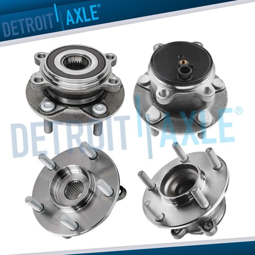 Front and Rear Wheel Hub & Bearings for 2014 2015 2016 2017 2018 Mazda ...