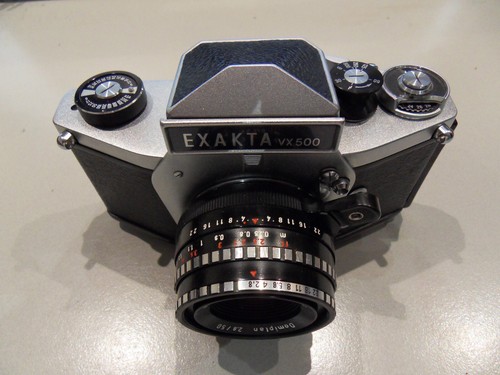 Exakta VX500 with Domiplan 50mm 2.8 + Hard Case Excellent Condition ...