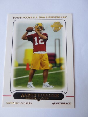 AARON RODGERS 2012 Topps Reprint 2005 Rookie Card RC Packers | eBay