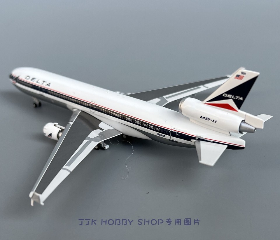 Panda Model 1/400 Delta Air Lines MD-11 N808DE 62428 Finished Aircraft ...