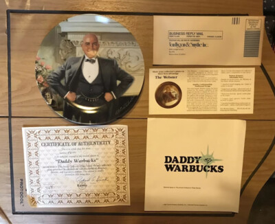 DADDY WARBUCKS COLLECTIBLE PLATE, THE ANNIE LIMITED EDITION | eBay