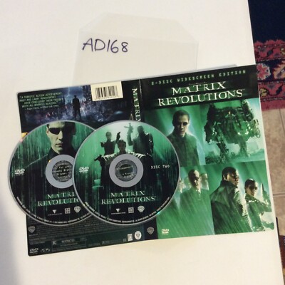 The Matrix Revolutions (DVD, 2009, 2-Disc Set, No Case No Tracking # ...