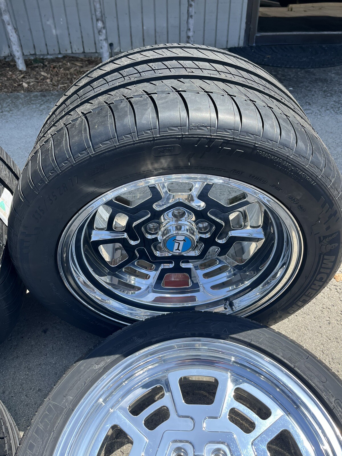 Pantera DeTomaso Campy Style 17” Billet Alum Wheels w/Michelin Pilot ...