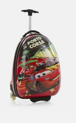 HEYS Disney Pixar Cars 2 Porto Corsa 16" Rolling Red Luggage Case Brand ...