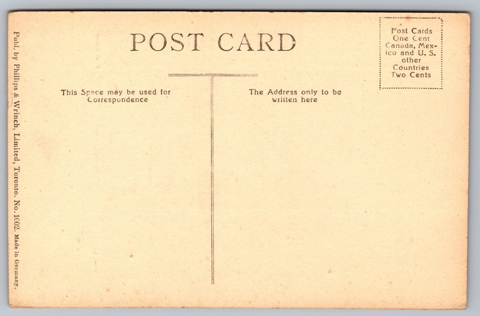Postcard: The Courtyard, P de Hooch, London, Phillips & Wrinch, Divided ...