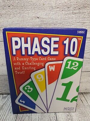 Phase 10 card game 1998 Rummy Type Card Game Fundex NEW | eBay
